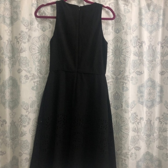 Tahari | Dresses | Tahari Laser Cut Black Dress | Poshmark